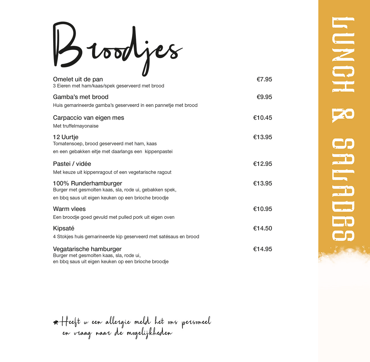 Bojo's | Het gezellige lunch en dinercafé in het Brabantse Lage Mierde